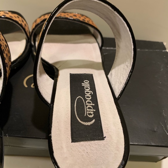 Pappagallo | Shoes | Womens Pappagallo Leopard Animal Print Block Heels ...